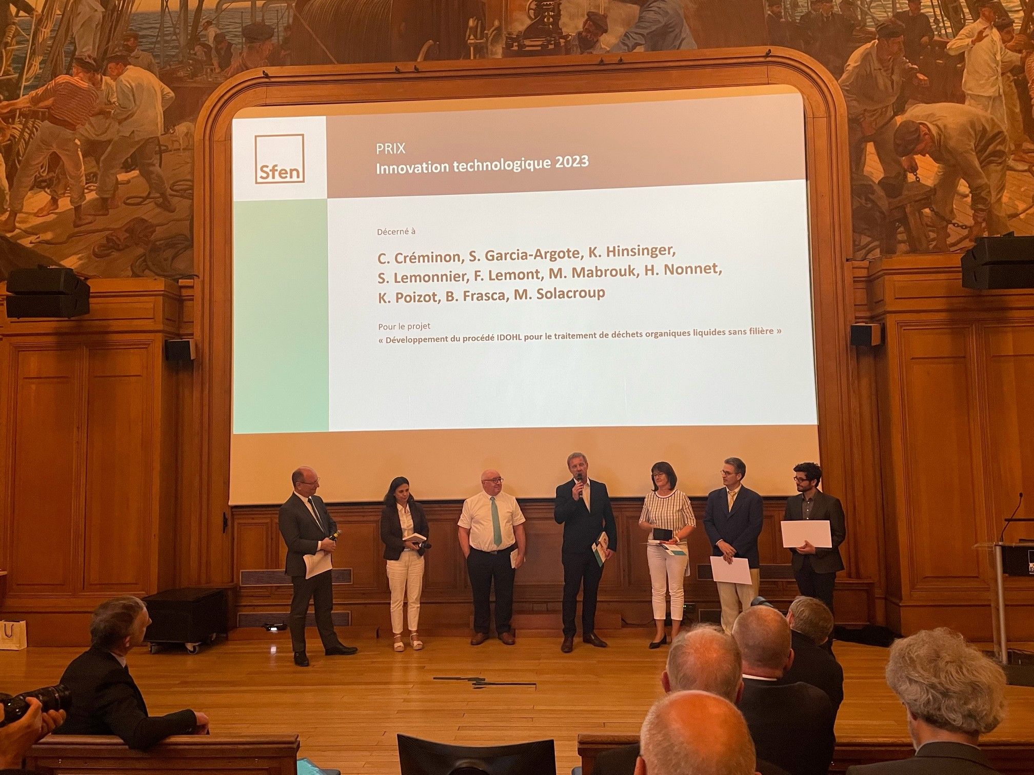 Le procédé IDHOL remporte le prix de l'Innovation Technologique SFEN ...